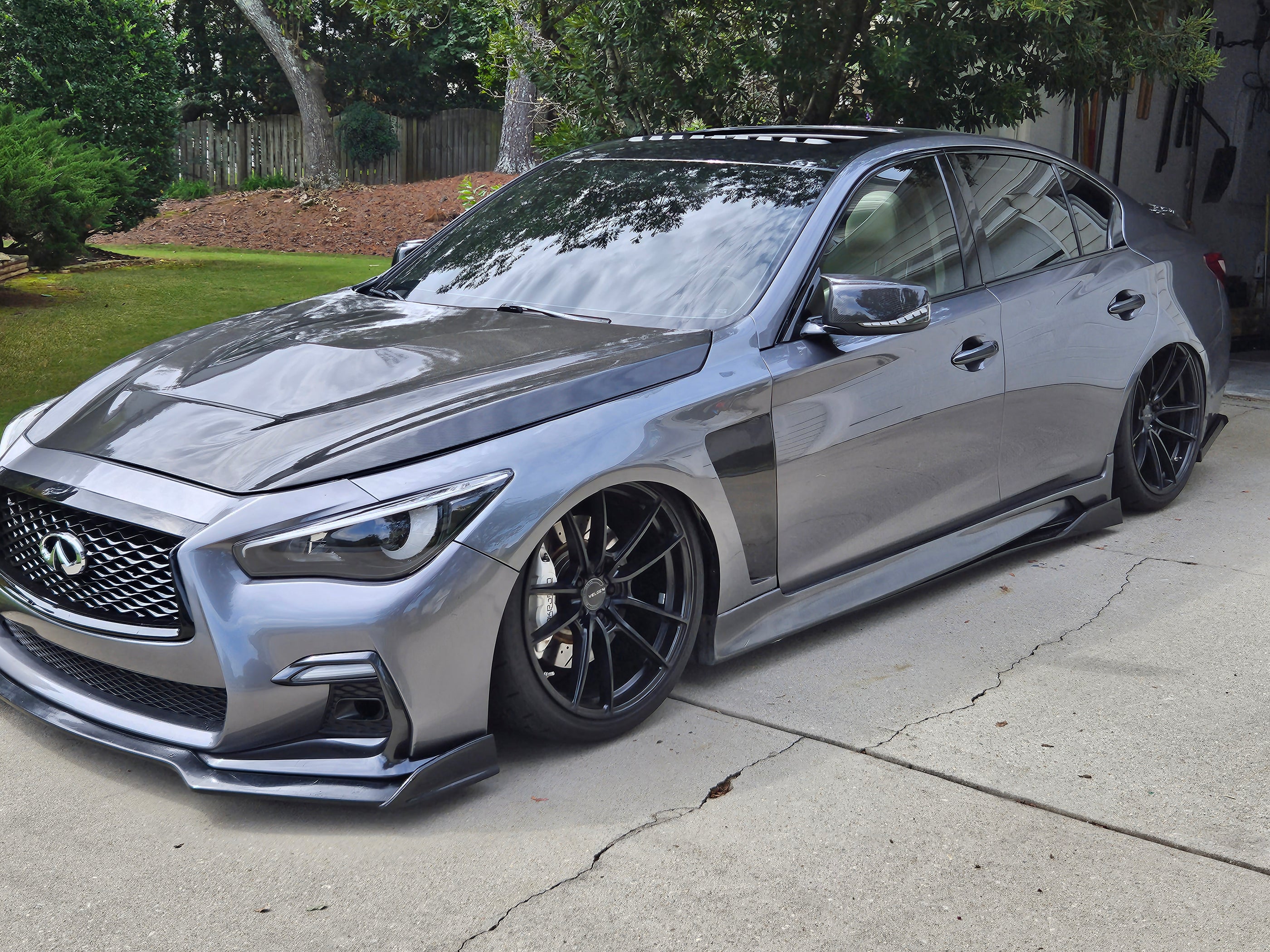 Infiniti Q50 GTS Carbon Fiber Hood (LOCAL PICKUP ONLY) – squarewheels