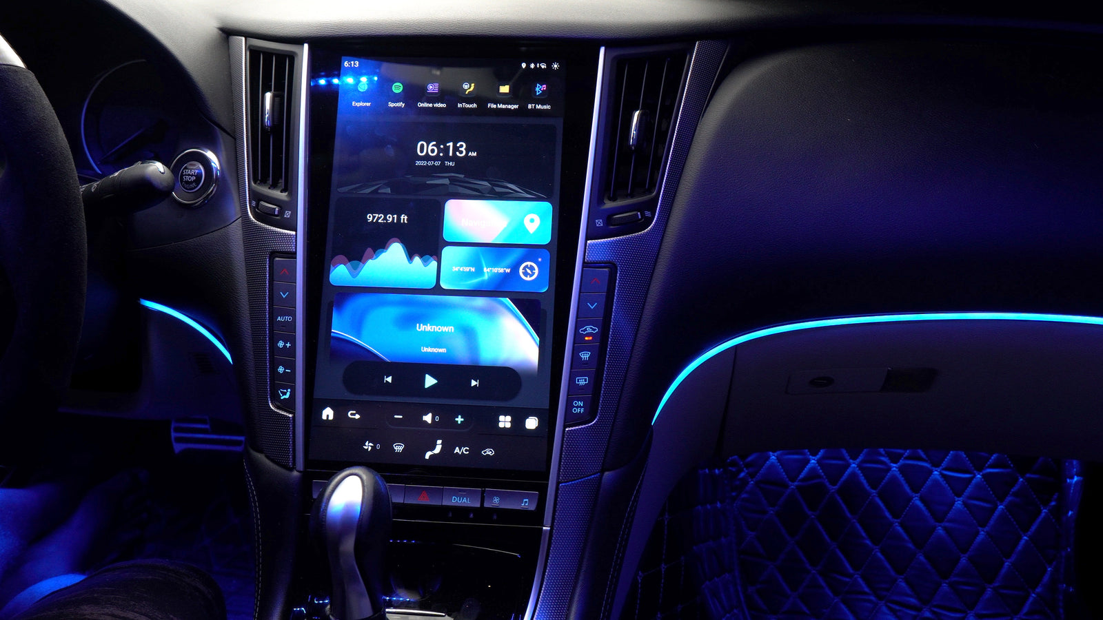 MK7 / G-Series Tesla-Style Screen for Infiniti Q50 & Q60 (AKA Mark7 MK